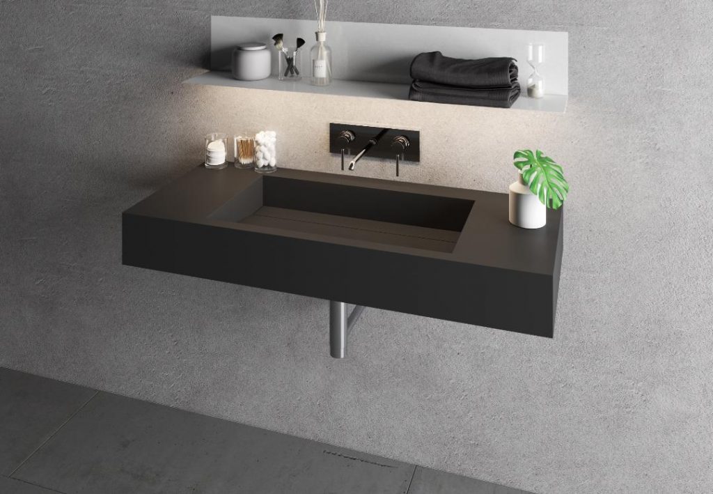 Produzione top bagno, lavabo in Hpl - Lavorazione HPL, Paperstone ...